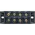 Ovicart 60A 4 Way Bakelite Connector Strip Black Screw Terminal Connection Block : Amazon.in ...