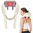 Masseur Cervical Massage Cervicales Cou et Dos et Épaules avec Chauffage, Appareil Massage ...