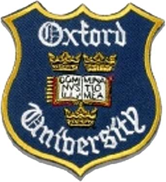 Oxford University Embroidered Crest Badge - Official Merchandise Blue ...