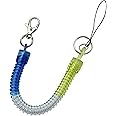 Bungee Keyring Spiral Keychain, Stretchy Spiral Keyring 6.81-39.37 ...