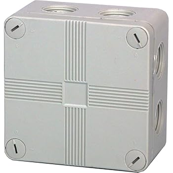 IP66 Black Weatherproof Outdoor / External Junction Box Complete With ...