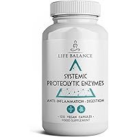 Systemic Proteolytic Enzymes - Powerful Mixed Enzyme Formula - Pullulan ...