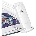 Buy FLYNGO Glass Book Lamp for Night Reading, Rechargeable LED Study ...
