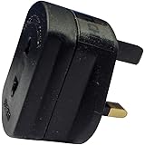 ShaniTech UK shaving Adaptor/Plug (2pin To 3pin) Fused - Compatible ...