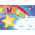 30 Rainbow Award certificates for school teachers, A5 silk finish card ...