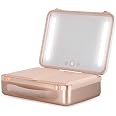 Beautifect Box Rose Gold - Large Makeup Bag with LED Light Up Mirror ...