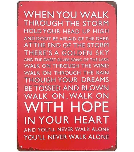 Ynwa Quotes YNWA ~ You'll Never Walk Alone [Video] | Life Hack Quotes,
