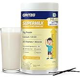 Gritzo SuperMilk Overall Growth Protein Powder for Boys 7-12y