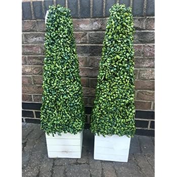 2 x Artificial Tree: 3ft Pyramid Cone: Amazon.co.uk: Garden & Outdoors