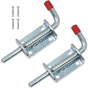 Heavy Duty Steel Spring Loaded Drop Bolt | 210mm Animal Bolt: Amazon.co ...