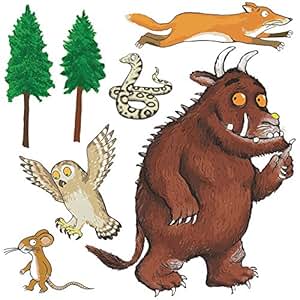 The Gruffalo Characters Group Self Adhesive Wall Sticker Set Decal ...