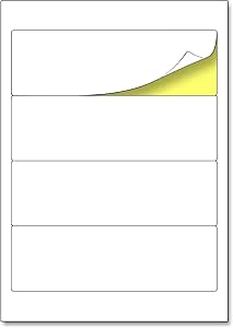 192 x 61 mm, 25 Sheets, Lever Arch File Folder Spine Labels A4 - Laser ...
