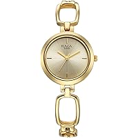 Titan Raga Quartz Analog Brown Dial Golden Metal Strap Watch for Women ...