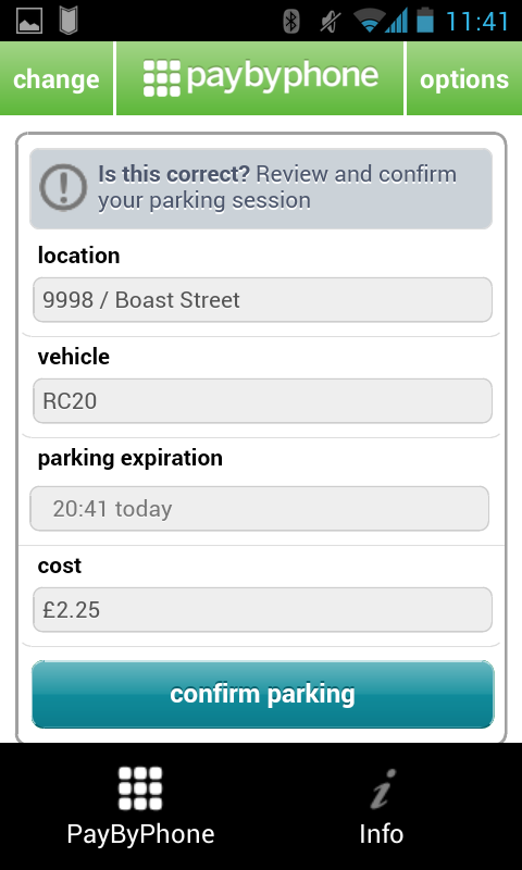 PayByPhone: Amazon.co.uk: Appstore for Android