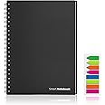 HOMESTEC Reusable Smart Notebook - A4, Black, 6 Page Styles, Endlessly ...