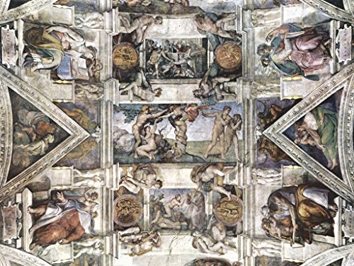 Lais Jigsaw Michelangelo Buonarroti Ceiling Fresco On The Creation ...