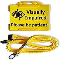 Visually Impaired Hidden Disability ID Card - Lanyard - Disability ...