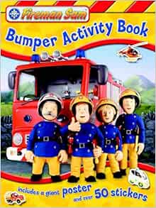 Fireman Sam: Bumper Activity Book inc. Stickers and Poster : Amazon.co ...