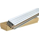 5pcs White Suspended Ceiling Suspension Grid Main Tee Runner Section ...