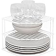 simplywire – 3 Tier Plate Rack - Kitchen Cupboard Organiser – White ...