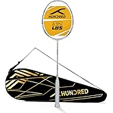 Buy HUNDRED Carbon Fibre Glory Limited Edition Strung Badminton Racket ...