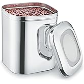 Buy JVL Stainless Steel Kitchen Storage Container, Capsule Shape Galaxy ...