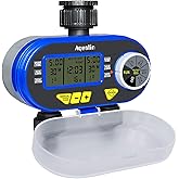 Aqualin Two Outlet Electronic Water Timer Garden Irrigation System ...