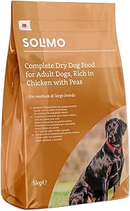 Amazon Brand - Solimo - Complete Dry Dog Food for Adult Dogs, Rich in ...