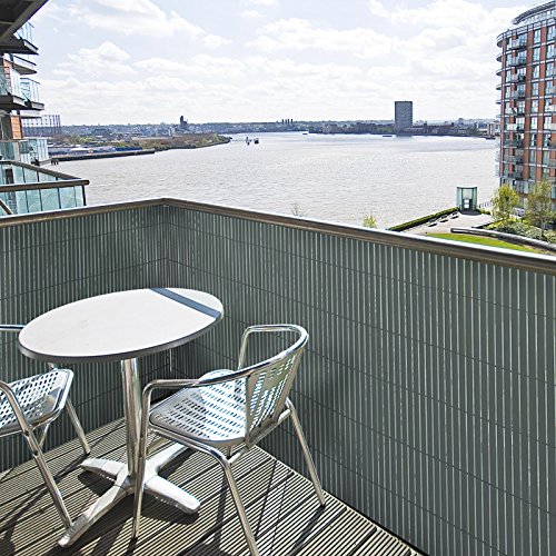 casa pura PVC Garden Screen, Grey - 150 x 300 cm | 7 Sizes Available ...