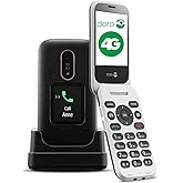 Doro 6030 Unlocked Clamshell Big Button Mobile Phone for Seniors with 2 ...