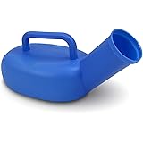 Carent Portable and Safe Medical Grade Plastic Urine pot with cap for ...