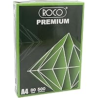 Roco Copy Paper, A4, 80 Gsm, 500 Sheets, White, 0375RCA4 : Buy Online ...