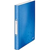 Leitz 2 Ring Binder, Holds up to 190 Sheets, Wow Range, 25 mm Spine ...