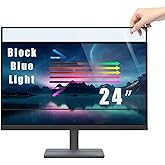 PYS 24 Inch Blue Light Blocking Screen Protector for Computer Monitor ...