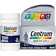 Centrum Men 50+ Multivitamines Homme, Complément Alimentaire, Pour ...