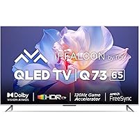 iFFALCON 139 cm (55 inches) 4K Ultra HD Certified Android Smart QLED TV 55H71 (Metallic Black ...