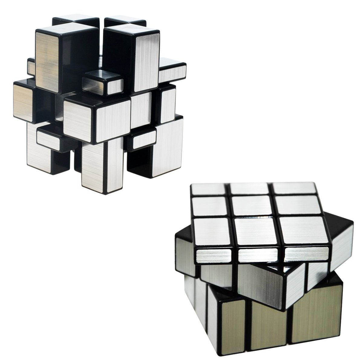 Cooja Cubo Mirror Cubo Espejo, Magic Cube 3x3 Cubo Especial Silver ...