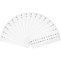A-Z Alphabetical Index Tabs, 260Pcs Self Adhesive Alphabet Tabs ...