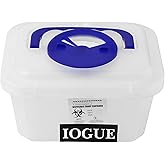 iogue Sharp Containers/Puncture Proof Box For Needles 1.5 Ltr : Amazon ...