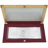 Sahiba Gems Exclusive 999 Pure Silver Note of Rs 500 Currency for ...