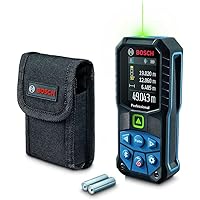 Bosch GLM 50-27 CG Bluetooth Enabled 50M Range Laser Distance Meter with Color Backlit Display ...
