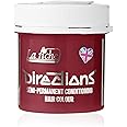 DIRECTIONS Pillarbox Red Semi-Permanent Hair Colour - 88ml Tub : Amazon ...