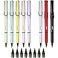 FANGZHE 8 PCS Inkless Pencils Eternal, Everlasting Pencil Replaceable ...