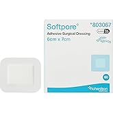 Softpore 6cm x 7cm Wound Dressings Pack of 60 - Adhesive, Ultra ...