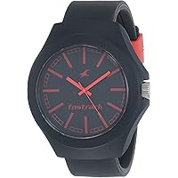 Buy Fastrack Quartz Analog Black Dial Silicone Strap Watch for Unisex ...
