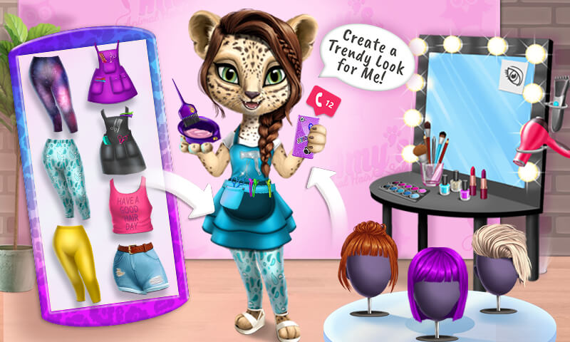 Amy's Animal Hair Salon FULL : Amazon.de: Apps & Spiele