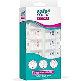 Safe & Sound Pop-Open 7 Day Pill Box : Amazon.co.uk: Health & Personal Care