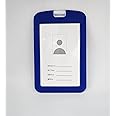 ABHA Rubberized Vertical ID Card Holder for Key Cards and ID Cards ...