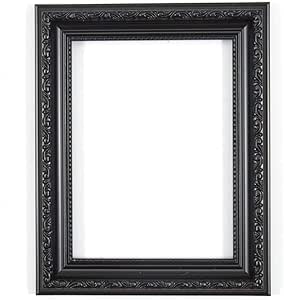 Paintings Frames A4 Black Ornate Shabby Chic Styrene Shatterproof ...