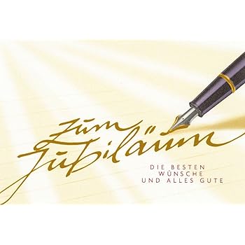 Glückwunschkarte zum Jubiläum herzlichen Glückwunsch: Amazon.de ...